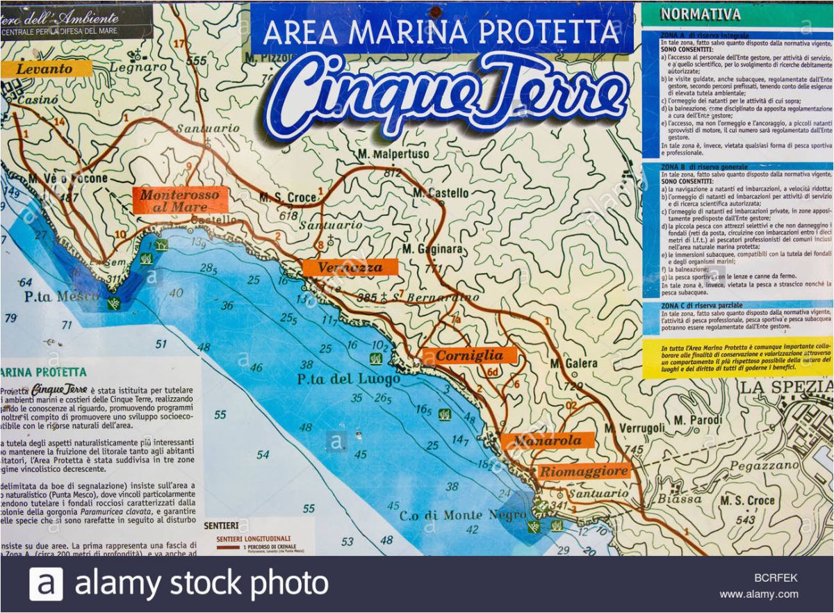 Map Of La Spezia Italy La Spezia Map Stockfotos La Spezia Map Bilder ...