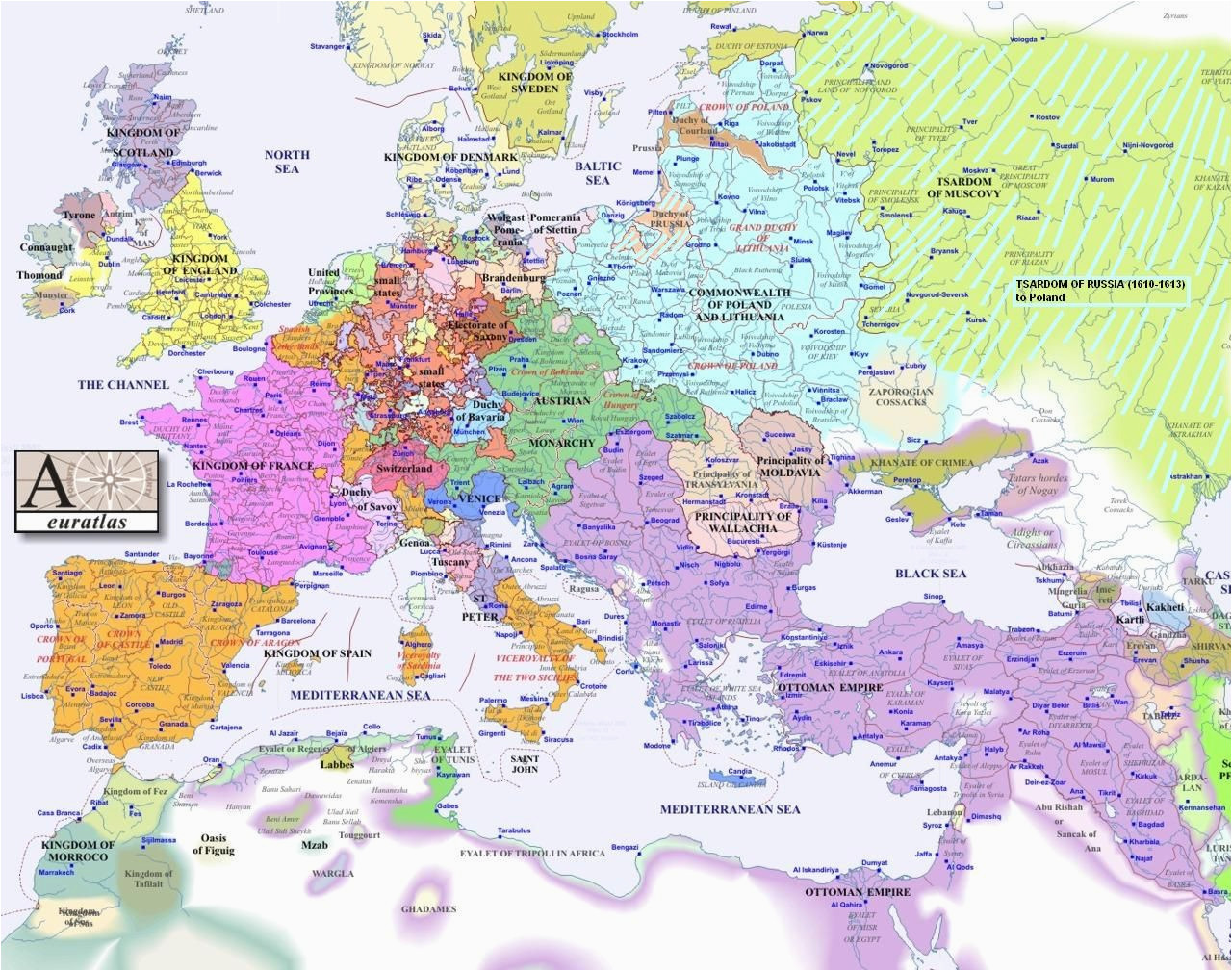 Map Of 18th Century Europe Europe Map 1600 17th Century Wikipedia The